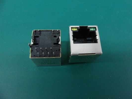 Cat 6 Magnetic Modular RJ45 Keystone Jack 180 Degree KRJ - 181NL