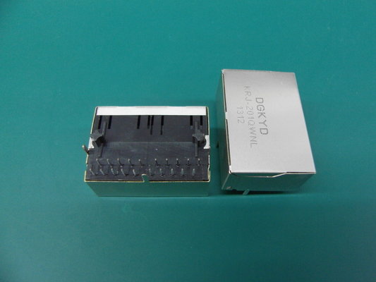 Magnetic PC Modular RJ45 Jack Shieded Ethernet Socket GP SGS Approve
