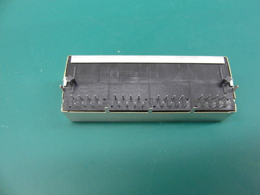 DSL 1 X 4 Port Modular RJ45 Jack Receptacle for Ethernet Cable Rohs Compliant