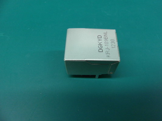 100base Wall Jack RJ45 with Integrated Magnetics Single Port Tab-Down KRJ-109BNL