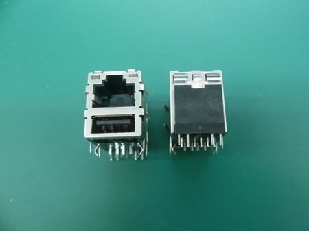 USB RJ45 Filter Connector