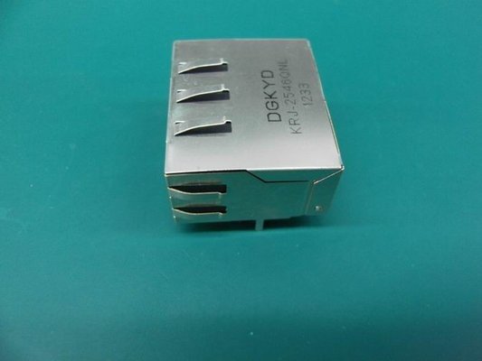 UTP Cat 6 2 Port Shielded RJ45 Connector 10 Pin , 10 / 100 / 1000M Net Card RJ-45 Jacks