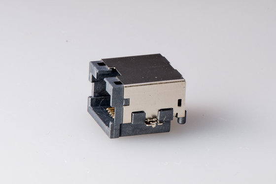 SMD Rj45  / Low Profile RJ45 Jack , Rj45 Phone Jack With Sinking Plate High 8.6 mm