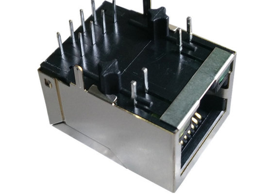 HFJ11-1075E-L21RL Magnetic RJ45 Jack Single Port Computer Terminals
