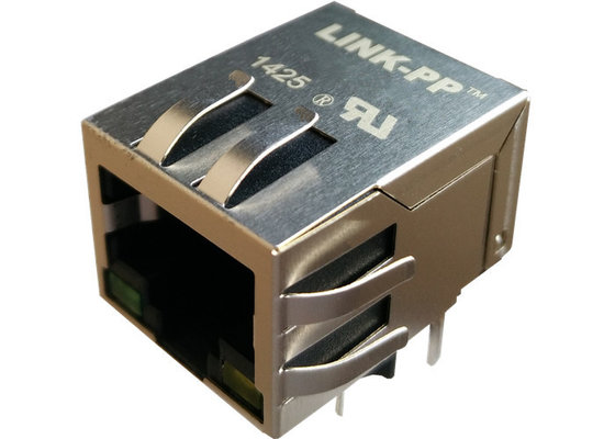 HFJ11-1081E-L21RL Magnetic RJ45 Jack Single Port Computer Terminals