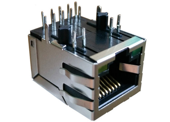 HFJ11-LGHRPE-L12RL Gigabit PoE+ / POE RJ45 Connector with Common Mode Choke