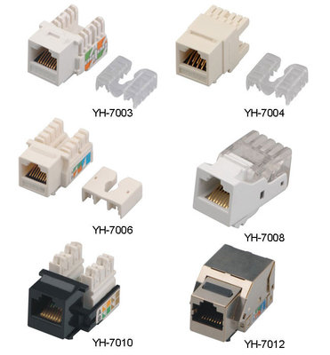 Rj45 Cat5e / CAT6 Home Network Keystone Jack for Ethernet or Telephone