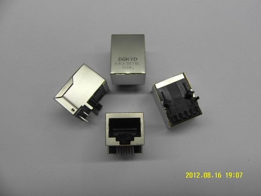 10/100Base 1x1 Tab Down rj45 Modular Jack, RJ45 PCB Connector, SMT RJ45 network module with lan transfomer