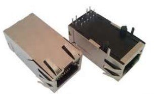 single port 1000Base Network Modular JACK RJ45 G1184-B4241-A With Magnetics Transformer for CAT 5 & 6