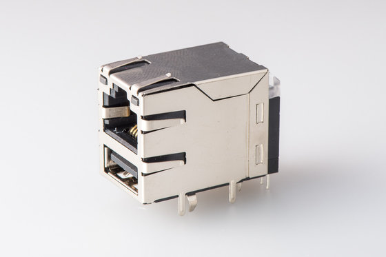 Защищаемые локальные сети 8P8C женский Jack кота 5 разъема Rj45 USB RJ45 с магнитной