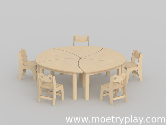 Cheap Children Study Table, Kids Preschool Furniture, Wooden School Desk