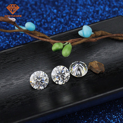 6.5mm 1 carat d color near colorless round cut loose moissanite