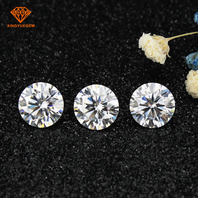 2.5 Carat sparkle white round loose moissanite sell to Europe Italy market