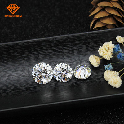 2.5 Carat sparkle white round loose moissanite sell to Europe Italy market