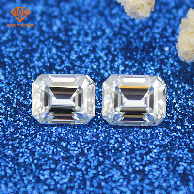 1 carat Emerald fancy cut jewelry diamond moissanite with certificated