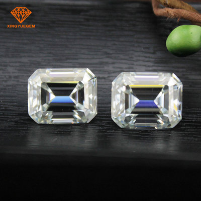 1Carat Emerald perfect cut   lab grown diamond moissanite stone with VVS clarity