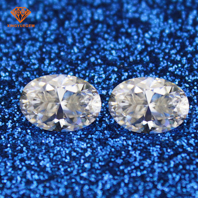 China synthetic Oval cut white gh diamond color loose moissanite for jewelry