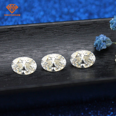 Oval shaped VVS loose moissanite diamond can pass diamond test