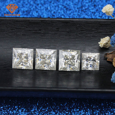 Excellent princess cut 8mm 2 carat jewelry diamond moissanite best price wholesale