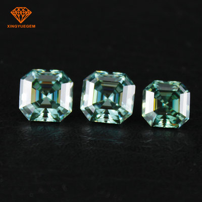 VVS1 diamond color asscher cut 1.2 carat moissanite stones wholesale