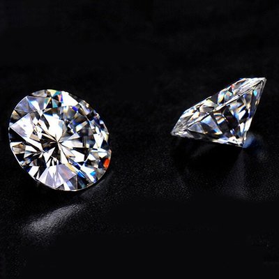 China forever one d diamond color white synthetic moissanite gemstone