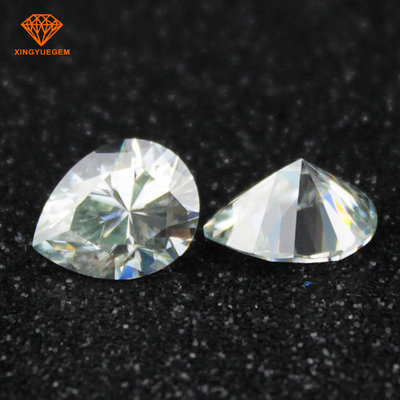 Pear shape 6*8mm VS GH 2 carat synthetic moissanite diamond cheap wholesale