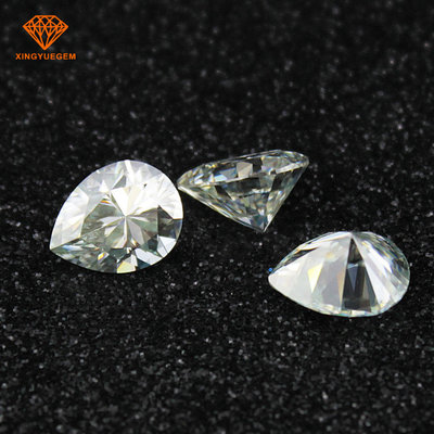 Pear shape 6*8mm VS GH 2 carat synthetic moissanite diamond cheap wholesale