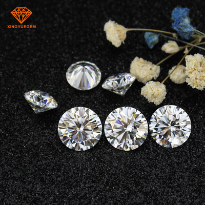 Lab grown 1carat 2 carat superior D diamond forever brilliant jewelry moissanite