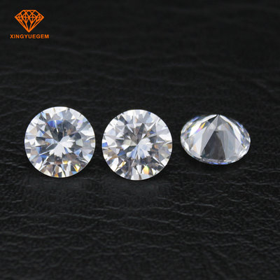 Good quality European machine cut 6mm 8mm synthetic CZ stones for Jewelry