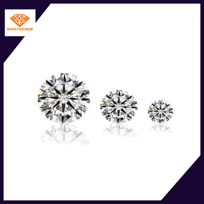 Wuzhou factory direct sale aaa good quality white cubic zirconia with round diamond cut