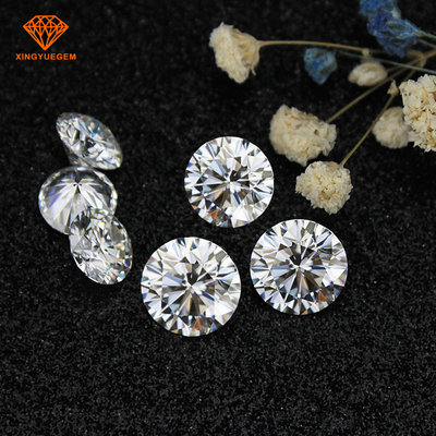 Lab created diamond VVS, forever one moissanite diamond round cut, white moissanite gems