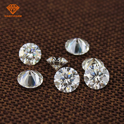 Wuzhou factory price moissanite,excellent round cut moissanite stone, 8mm 2 carat diamond gemstone