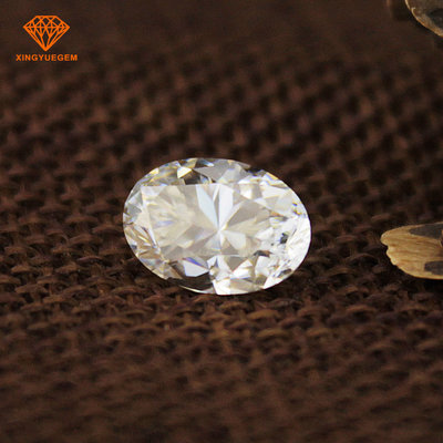 China synthetic moissanite, moissanite diamond price 1carat, Oval shape white loose gemstone