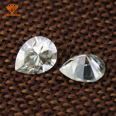 Synthetic pear shape moissanite loose gemstones 2 carat 6*8mm in loose gemstone