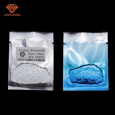 Gems factory 2mm 3mm 4mm white round cubic zirconia aaa aaaaa loose gemstones