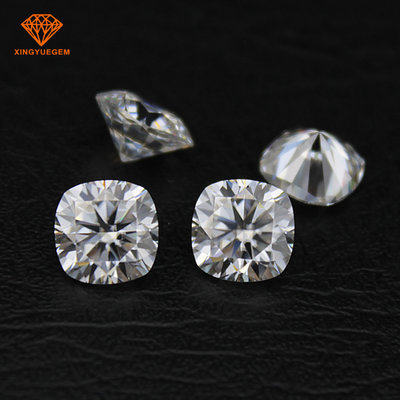 High purity VVS 6.5*mm 1 carat forever brilliant cushion cut sparkle white moissanite diamond