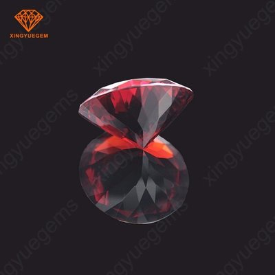 1 carat Red Garnet aaa round cubic zirconia Rose cut cz diamond price