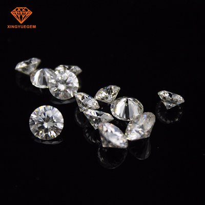Laboratory vvs high quality moissanite D E F G H I color custom size round brilliant moissanite