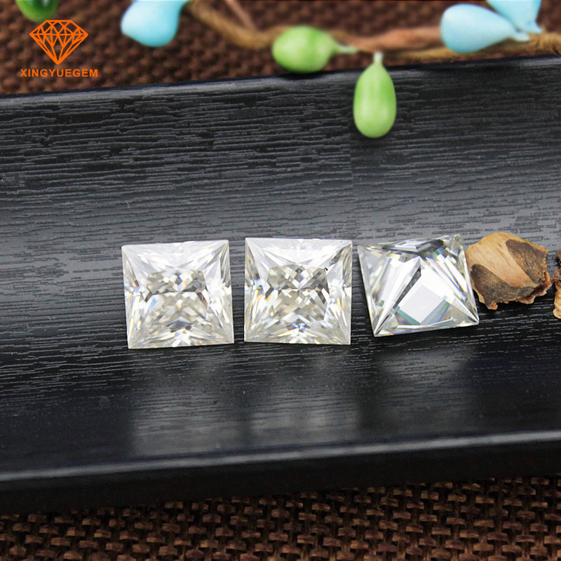 3 carat 9mm square shaped d color forever one moissanite for diamond ring