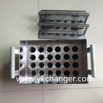 Italian type 4X6 stainless steel ice lolly mould frozen ice cream mould popsilce mold basket  style supplier