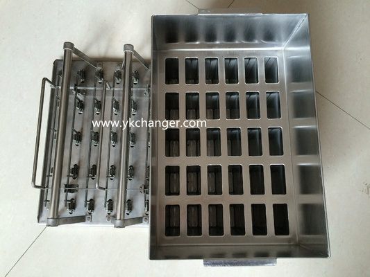 4oz Holanda Tipo Paleta Tray Mould for Popsicle High quality metal ice cream mold supplier
