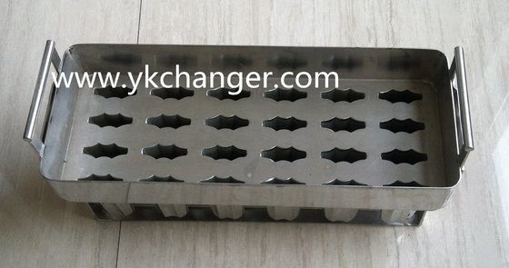 manual ice cream mould set ice pop molds popsicle molds tray basket stainless steel 24pcs supplier
