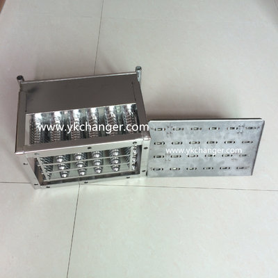 manual ice cream mould set ice pop molds popsicle molds tray basket stainless steel 24pcs supplier