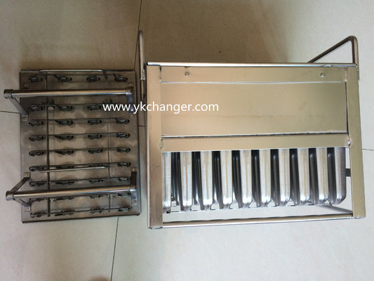 Ice cream freezer mould stainless steel Ice lolly frozen machine mould with stick holder supplier