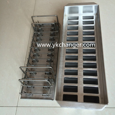 Freezer ice pop mold stainless ice lolly mold high quality with extractor top qualty supplier