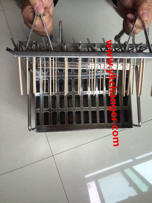 Ice Pop mold set stainless steel commercial use manual type with stick holder supplier