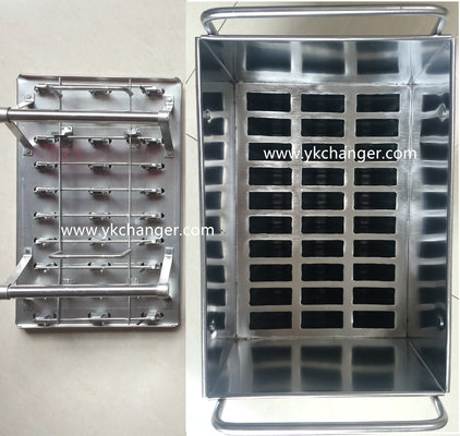 Stainless steel basket ice mold ice cream mold ice lolly mold ie pop mold with stick holde supplier