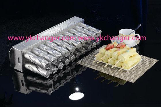 Ice pop molds stainless steel ice frozen pop mod SS drill shape with stick holder supplier