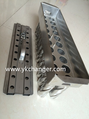 Ice pop molds stainless steel ice frozen pop mod SS drill shape with stick holder supplier