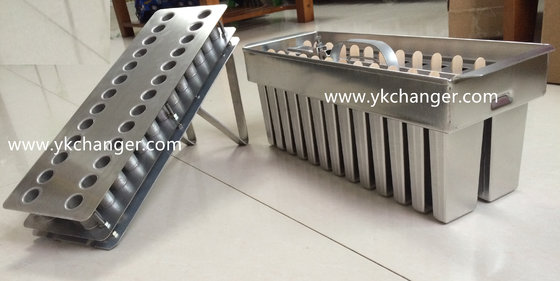 Moulds ice pop popsicle mold stainless steel ice cream molds set ice lolly mold box tray glycol tank supplier